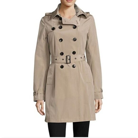 Jane Post | Jackets & Coats | Jane Post Tan Belted Double Breasted ...